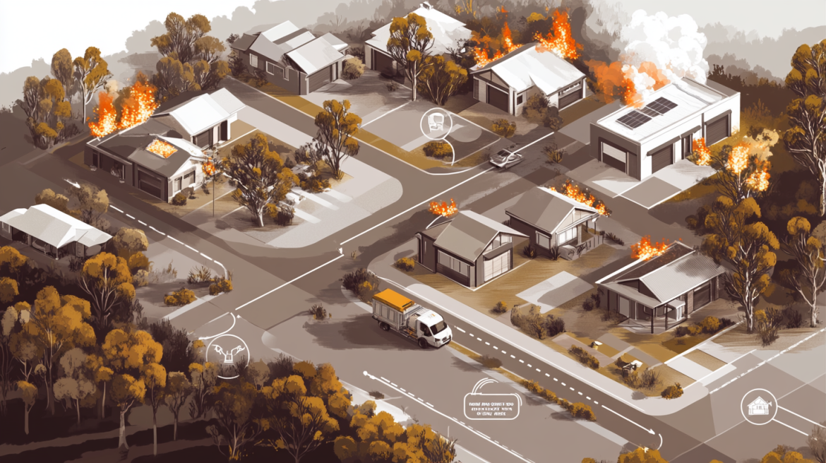design a bushfire-resistant home in Australia