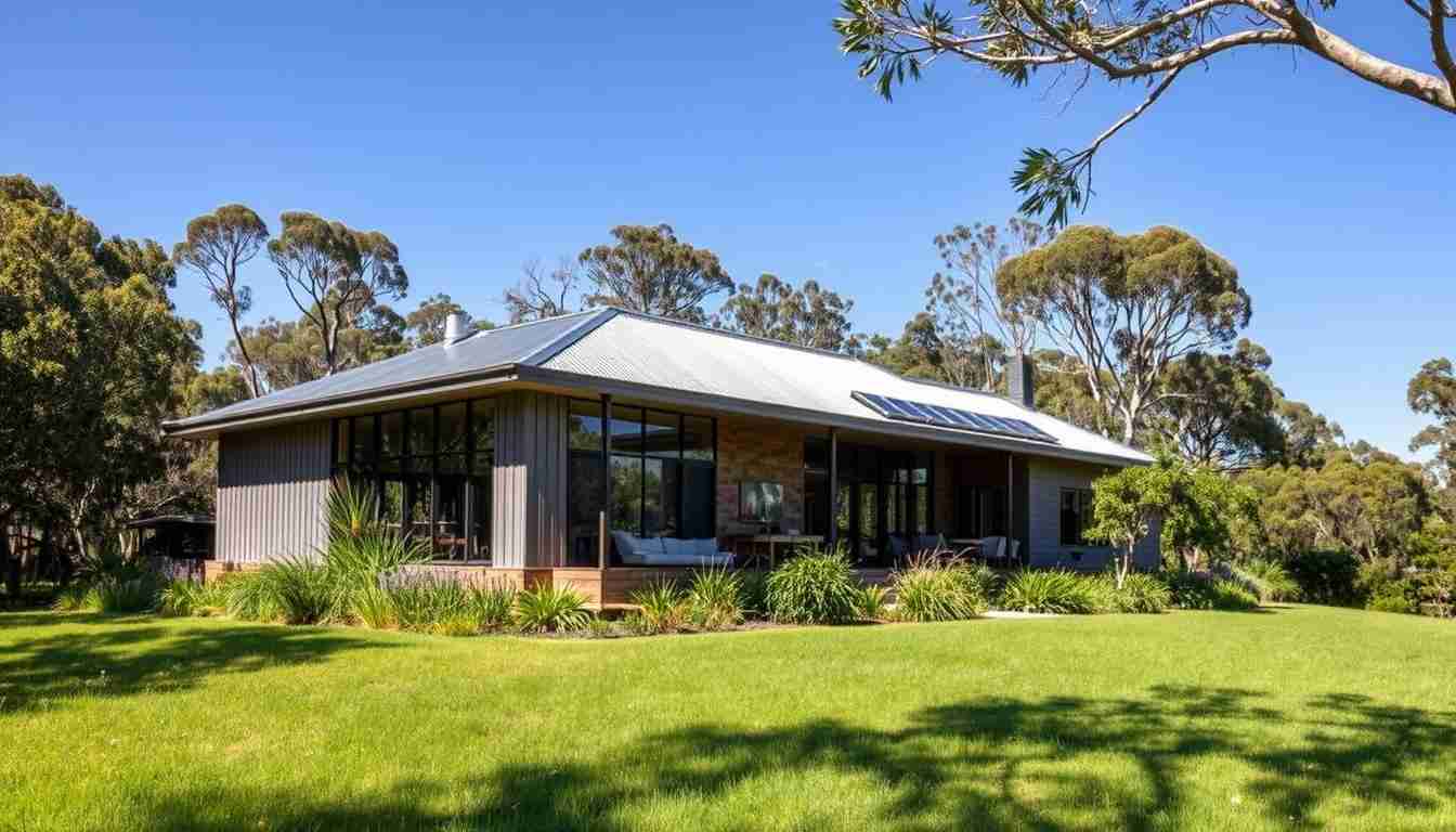 design a bushfire-resistant home in Australia