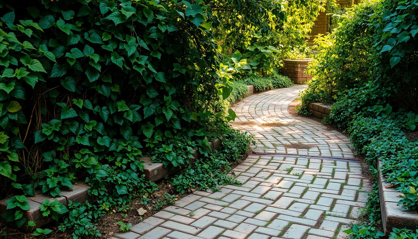 DIY Garden Borders and Pathways Using Recycled Materials